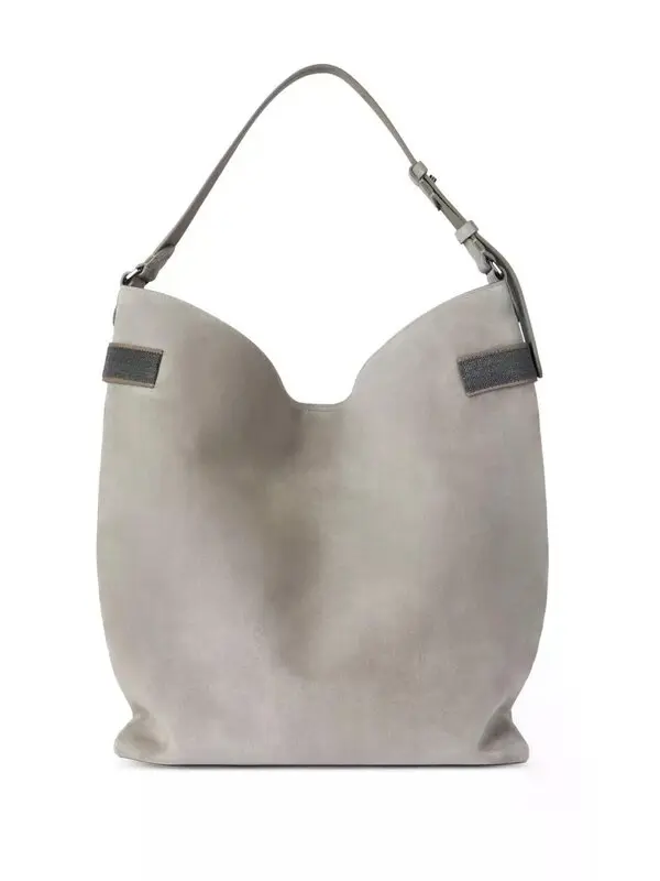Brunello Cucinelli Suede Shoulder Bag