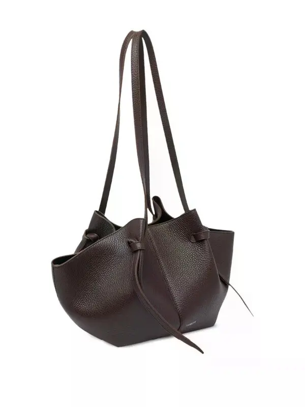 Yuzefi Mochi Leather Shoulder Bag - Brown