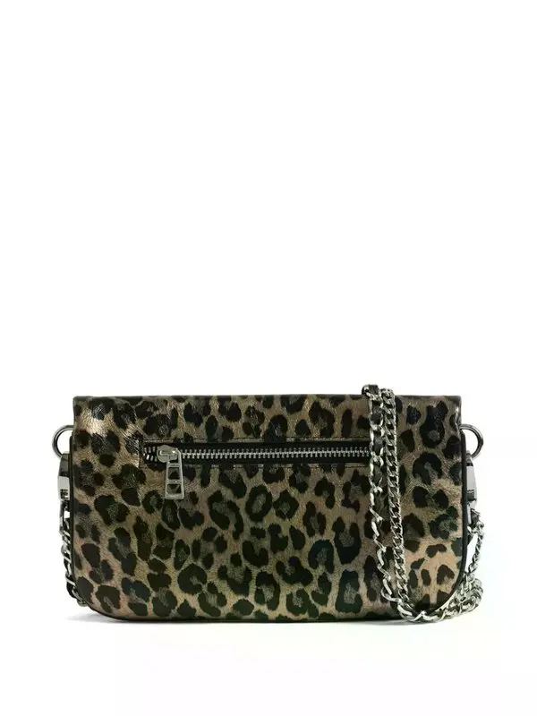Zadig&Voltaire Nano Rock Leopard-effect Shoulder Bag
