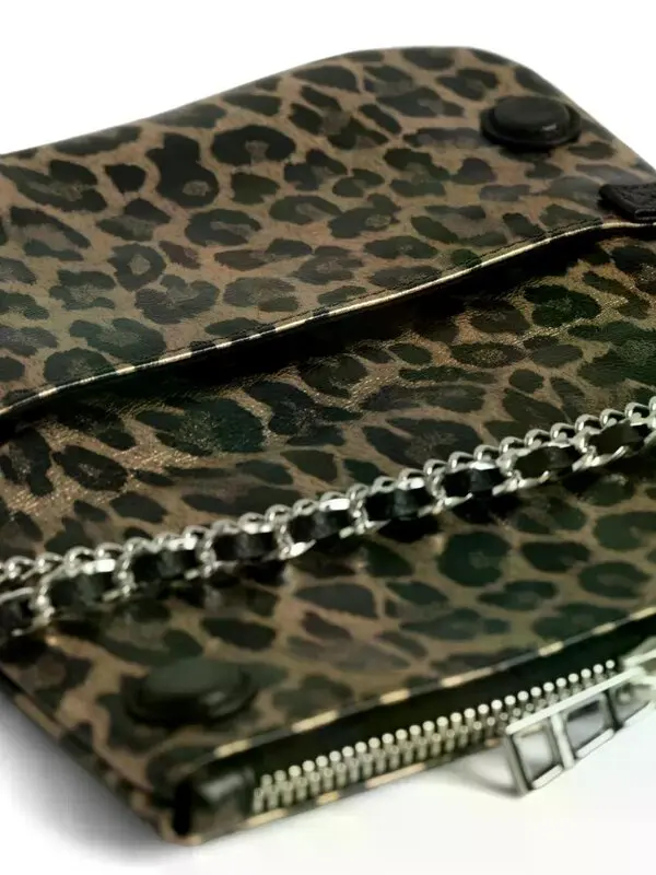 Zadig&Voltaire Nano Rock Leopard-effect Shoulder Bag