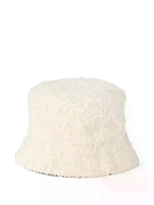 Brunello Cucinelli Textured Bucket Hat - Neutrals