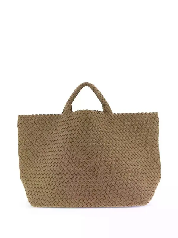 NAGHEDI Logo-patch Tote Bag - Neutrals