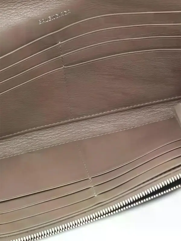 Balenciaga 2000s Bifold Leather Long Wallet