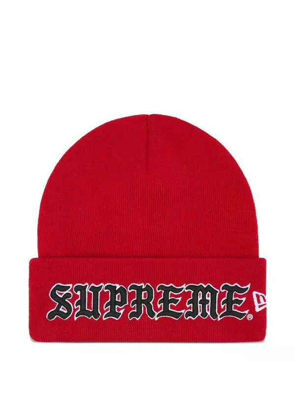 Supreme New Era Old English Beanie Hat