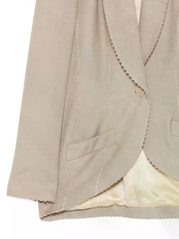 John Galliano 1990s Shawl Collar Blazer