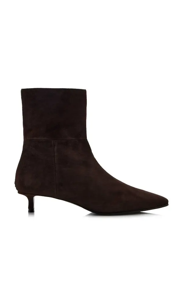 JIMMY CHOO Lory Suede Ankle Boots - Brown