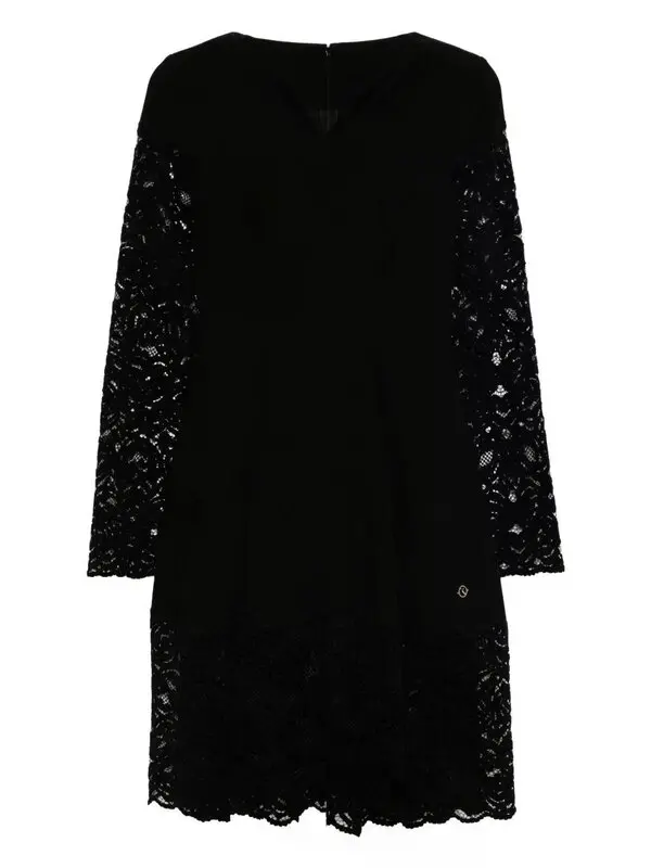 SAIID KOBEISY Lace Sleeve Dress