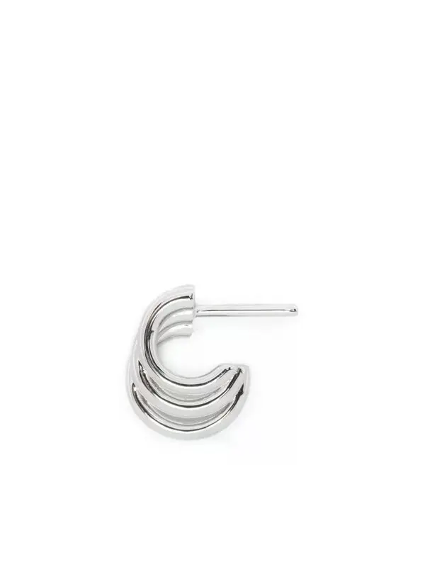 SHAUN LEANE Bound Hoop Earring - Silver