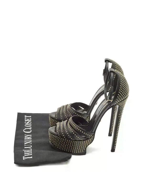 Roberto Cavalli Studded Platform Stiletto Sandals