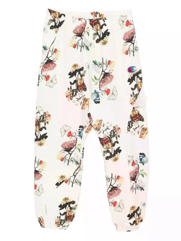Undercover X Champion Floral Print Track Pants - Neutrals