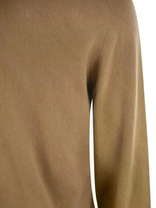 Fedeli Long-sleeve Crew Neck Sweater - Neutrals