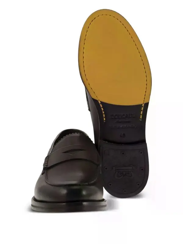 DOUCAL'S Leather Penny Loafers