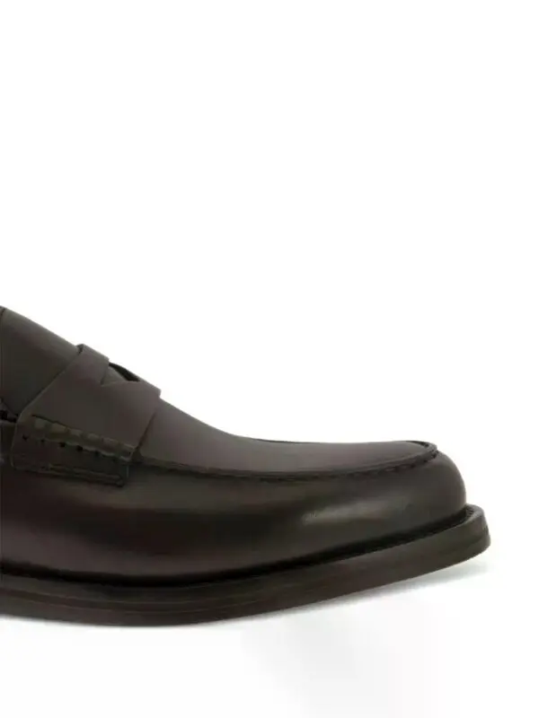DOUCAL'S Leather Penny Loafers