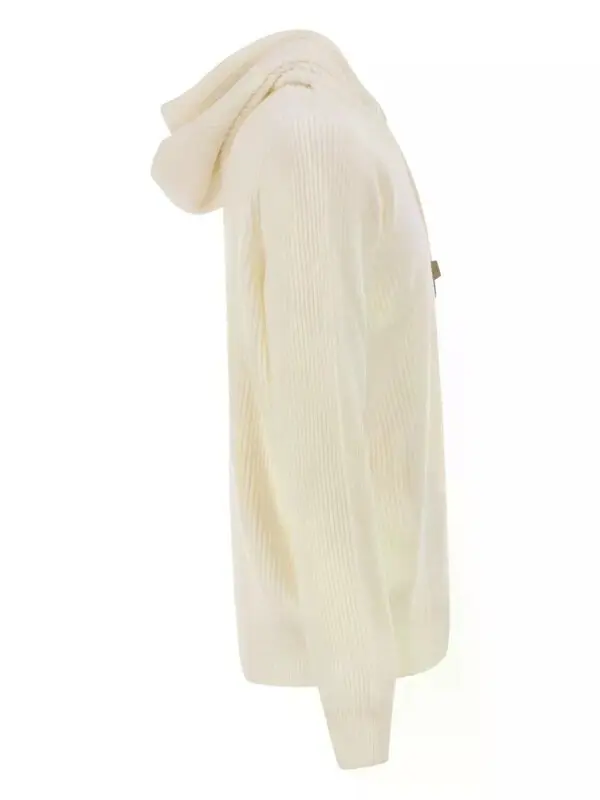 Tagliatore Ribbed Hooded Sweater