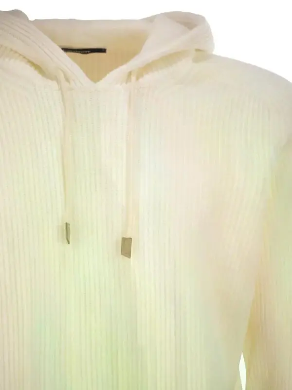 Tagliatore Ribbed Hooded Sweater