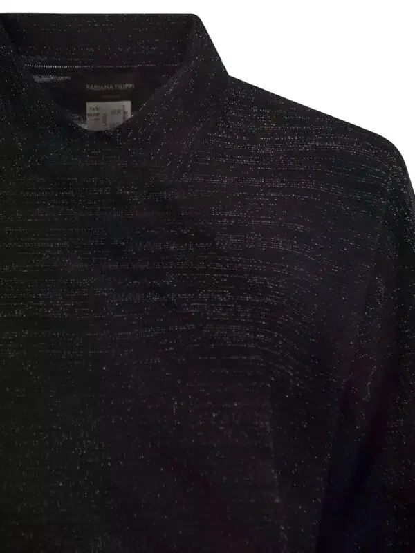 Fabiana Filippi Long-sleeve Sweater With Collar