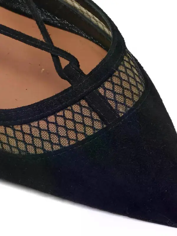 AQUAZZURA Lace-up Flat Pumps