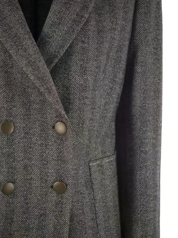 SAULINA Assunta Herringbone Blazer