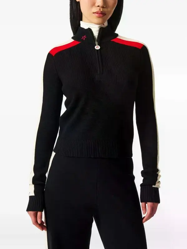 Perfect Moment Half-zip Star Detail Sweater