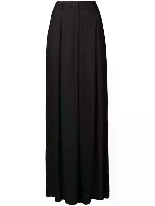 Off-White Palazzo Trousers - Black