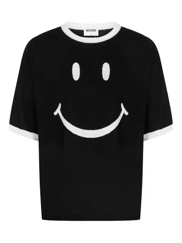 Moschino Smiley Intarsia T-shirt
