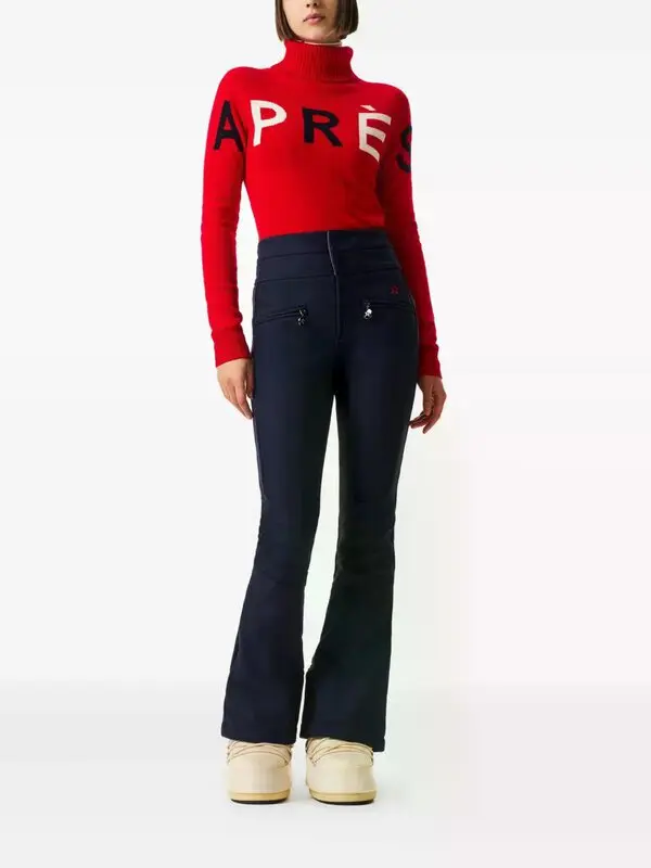 Perfect Moment Turtleneck Sweater With "après" Graphic