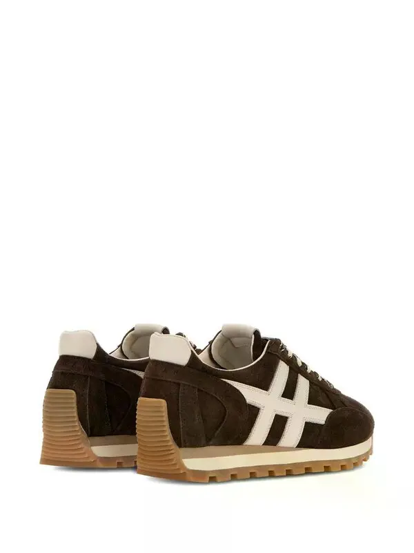 Hogan H671 Suede Sneakers - Brown