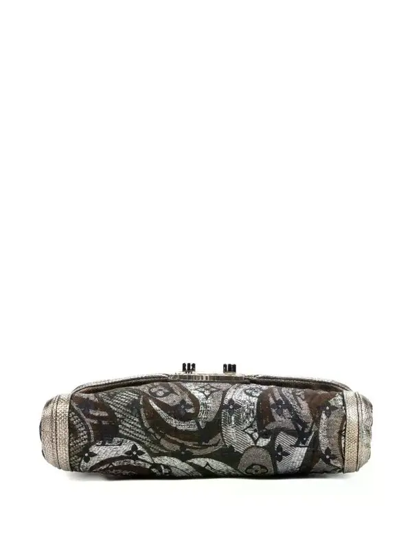 LOUIS VUITTON Brocade Thalie Clutch Bag