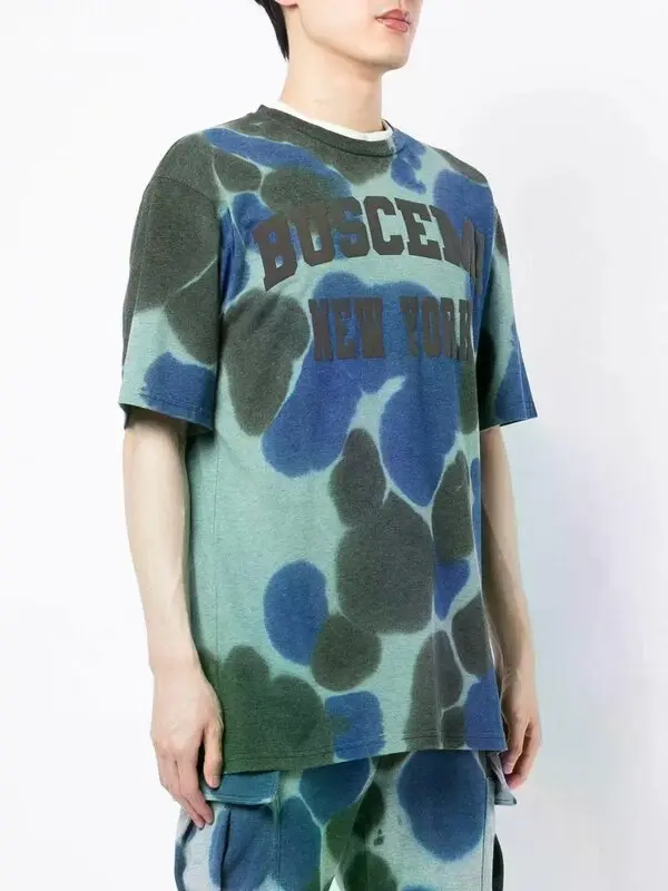 Buscemi Tie-dye Print Logo T-shirt