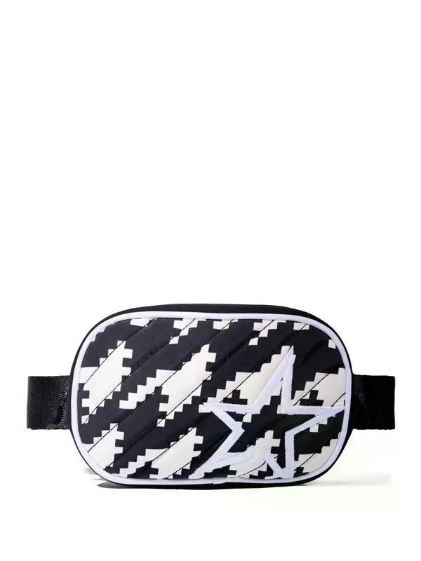 Perfect Moment Houndstooth-pattern Belt Bag - Black
