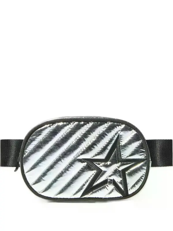 Perfect Moment Quilted Star Belt Bag - Silver