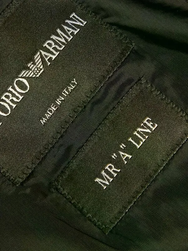 Emporio Armani Single-breasted High Neck Coat
