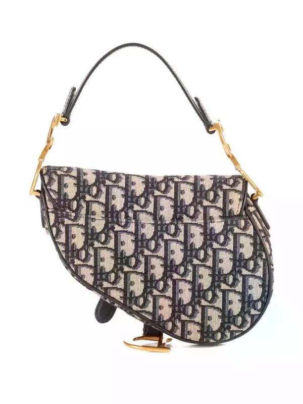 Dior Monogram Saddle Shoulder Bag - Blue