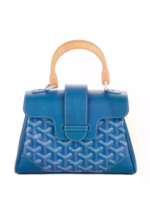Goyard 2000s Chevron Top Handle Bag
