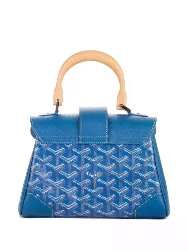 Goyard 2000s Chevron Top Handle Bag