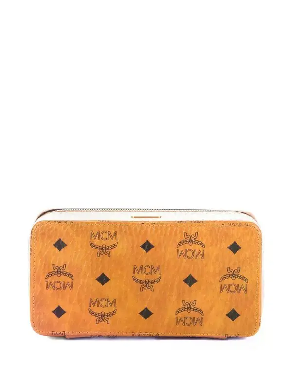 Mcm Logo Print Top-handle Bag