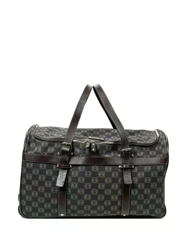 Loewe Anagram-print Duffel Bag - Black