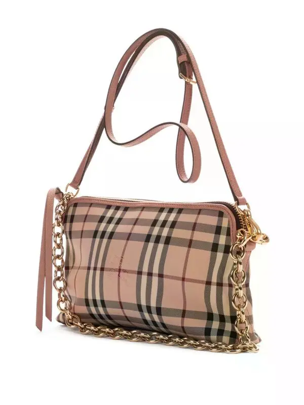 Burberry Check Chain Shoulder Bag