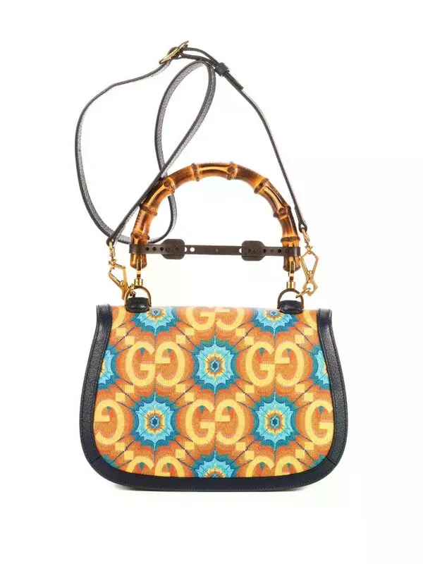 Gucci Medium Bamboo Kaleidoscope-print Tote Bag