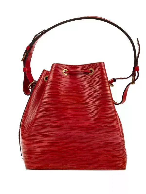 LOUIS VUITTON Petit Noé Bucket Bag - Red