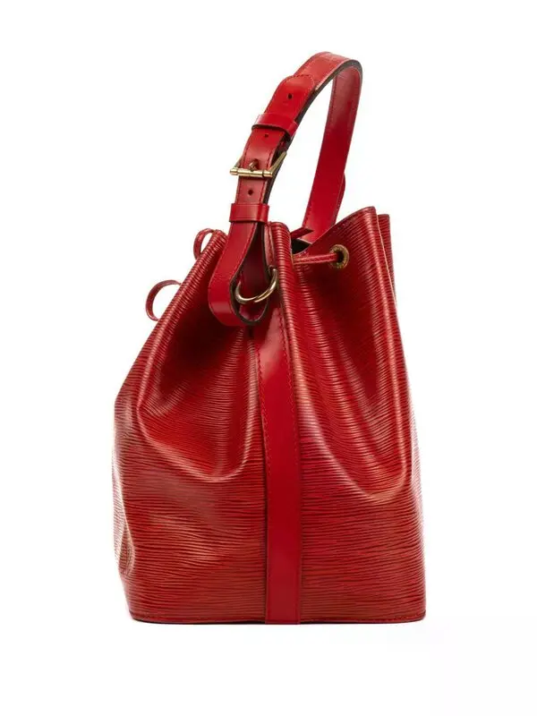 LOUIS VUITTON Petit Noé Bucket Bag - Red
