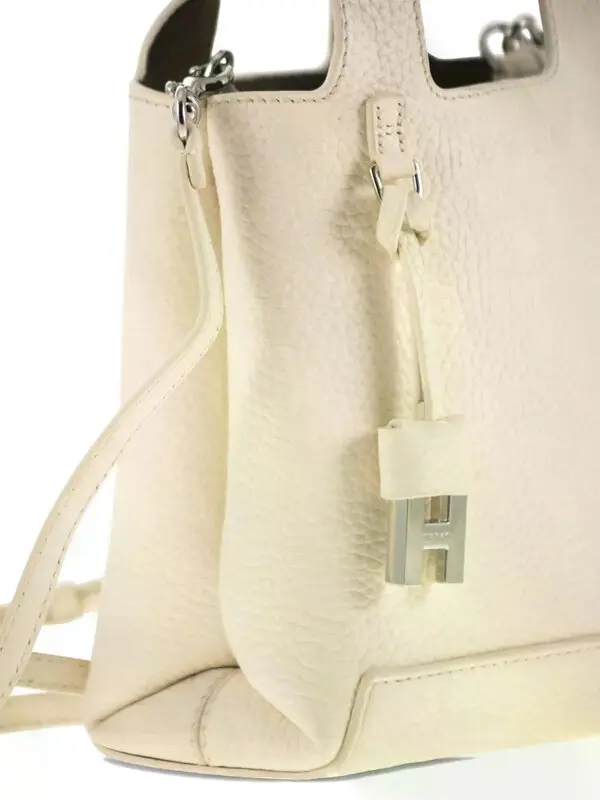 Hogan Grained Leather Mini Bag - Neutrals