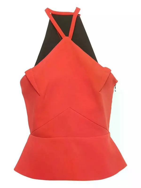 Roland Mouret Sleeveless Peplum Top