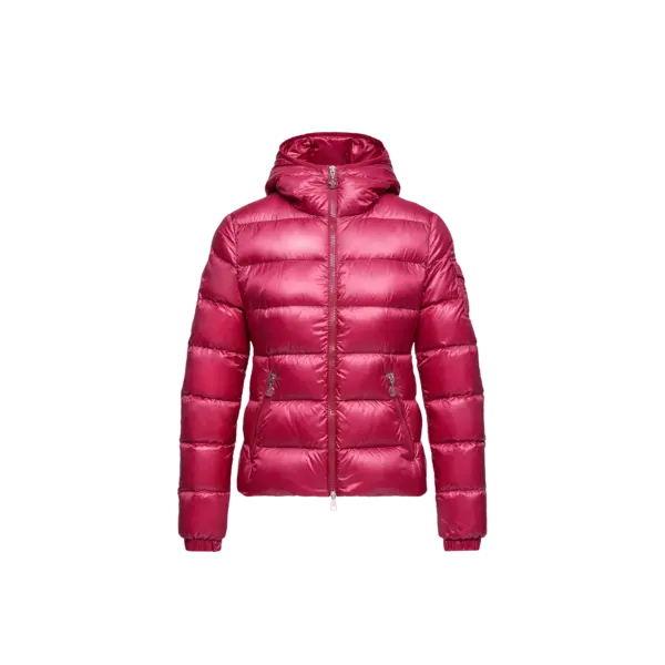 Moncler Glesse Hooded Short Down Jacket - Pink