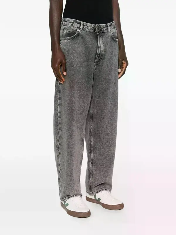 American Vintage Buttoned Wide-leg Jeans