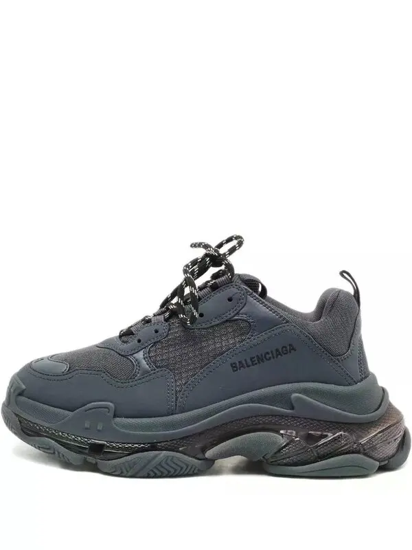 Balenciaga Triple S Clear Sole Sneakers - Grey