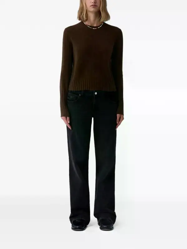 Guest In Residence Shrunken Crew Cashmere Sweater