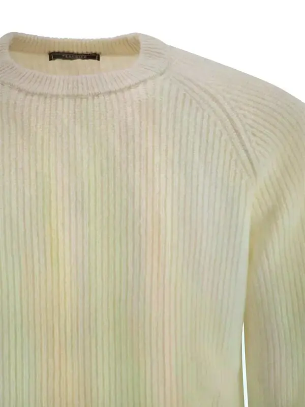 Peserico Ribbed Knit Crew Neck Sweater