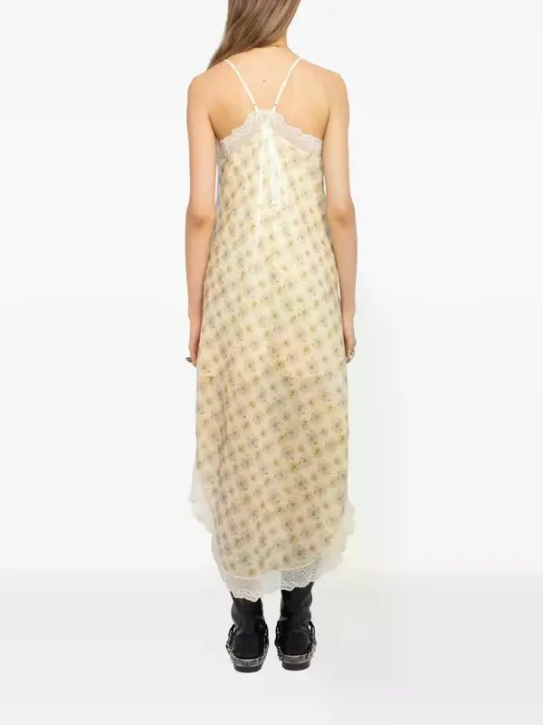 Zadig&Voltaire Ristyl Flower Sequined Midi Dress