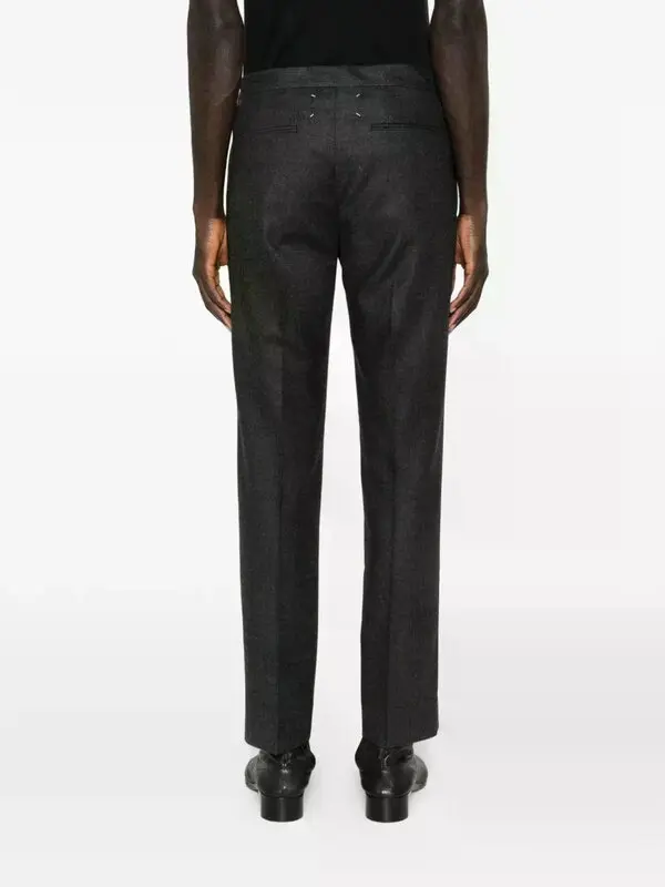 MAISON MARGIELA Drawstring Tailored Trousers - Grey